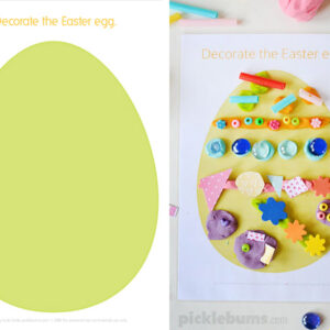 Easter Play Dough Mats