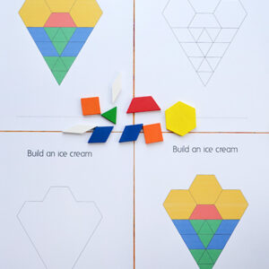 Summer Pattern Block Mats - Picklebums - Playful Printables Shop